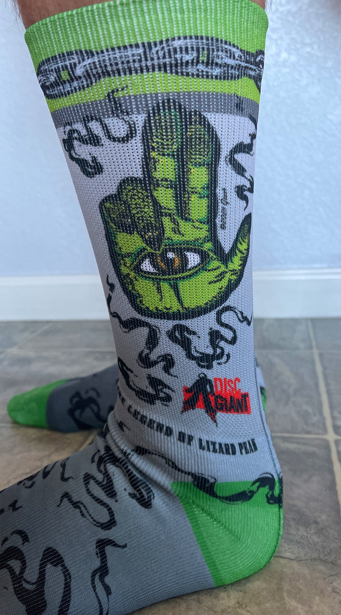 Disc Golf Socks - Lizard Mystic Hand – Disc Giant